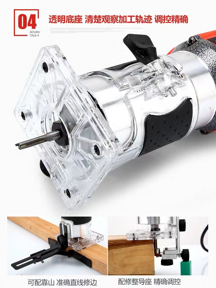 神木修边机 木工修边机 修边机壳 修边机透明壳 电机质保1年-马六甲五金建材商城